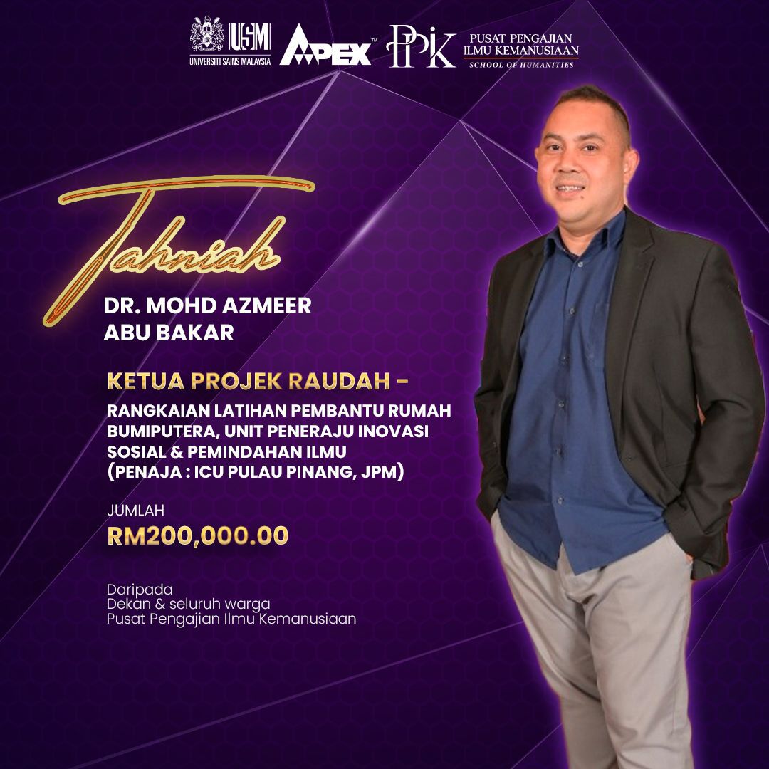 TAHNIAH DR. MOHD AZMEER ABU BAKAR